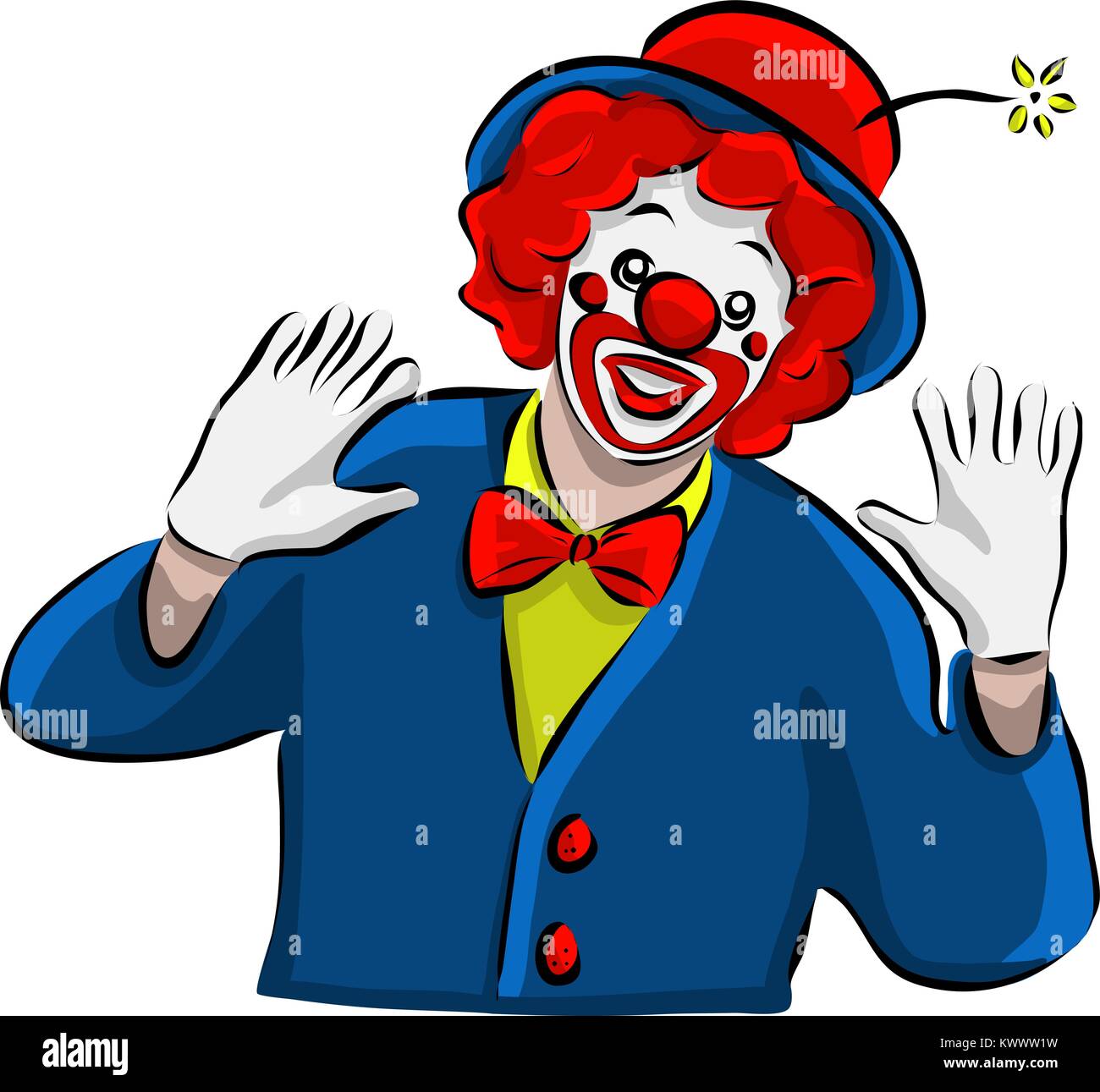 Man with birthday hat icon vector vectors hi-res stock photography and ...