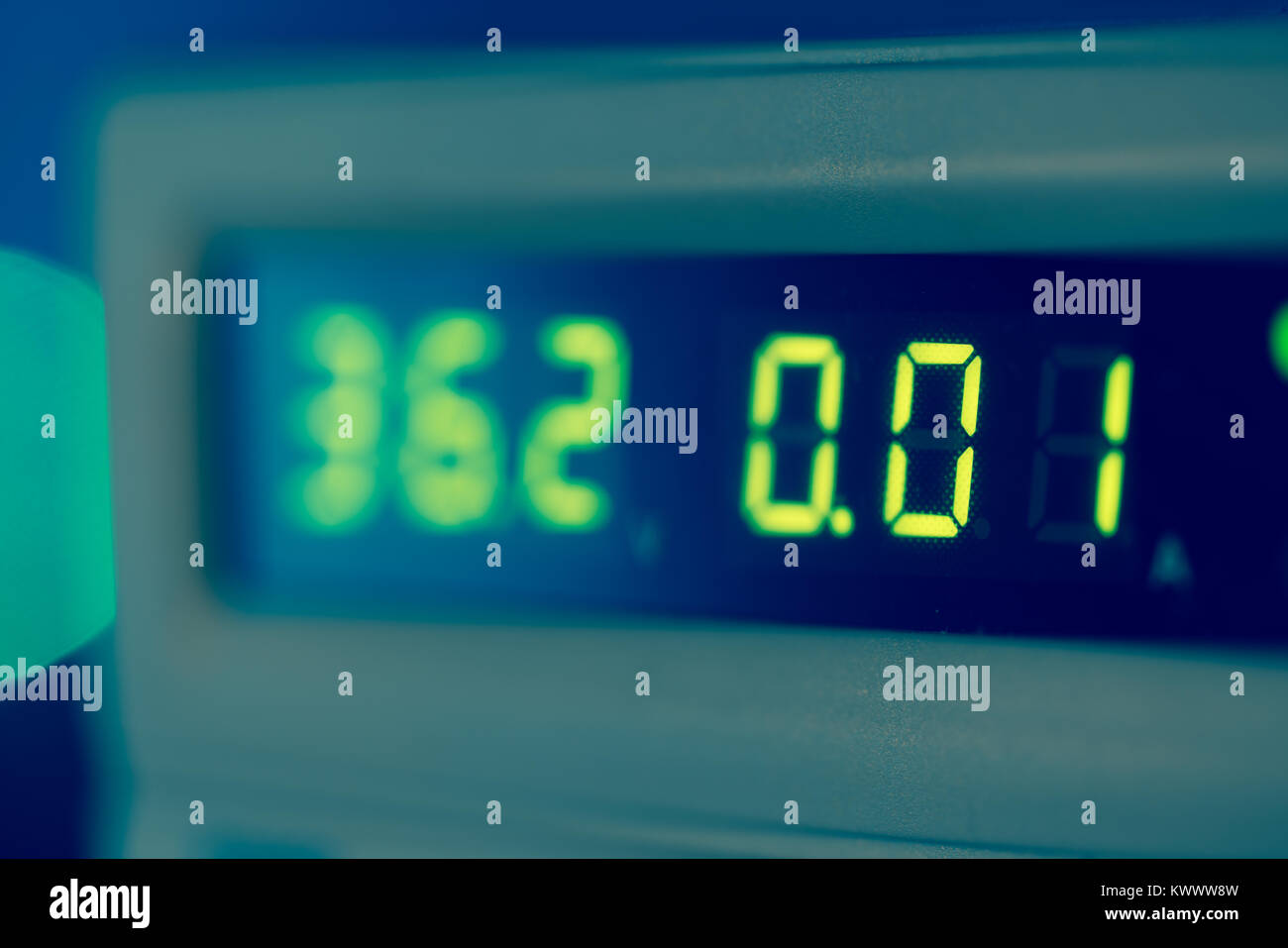 display of electronic measuring instrument Stock Photo - Alamy