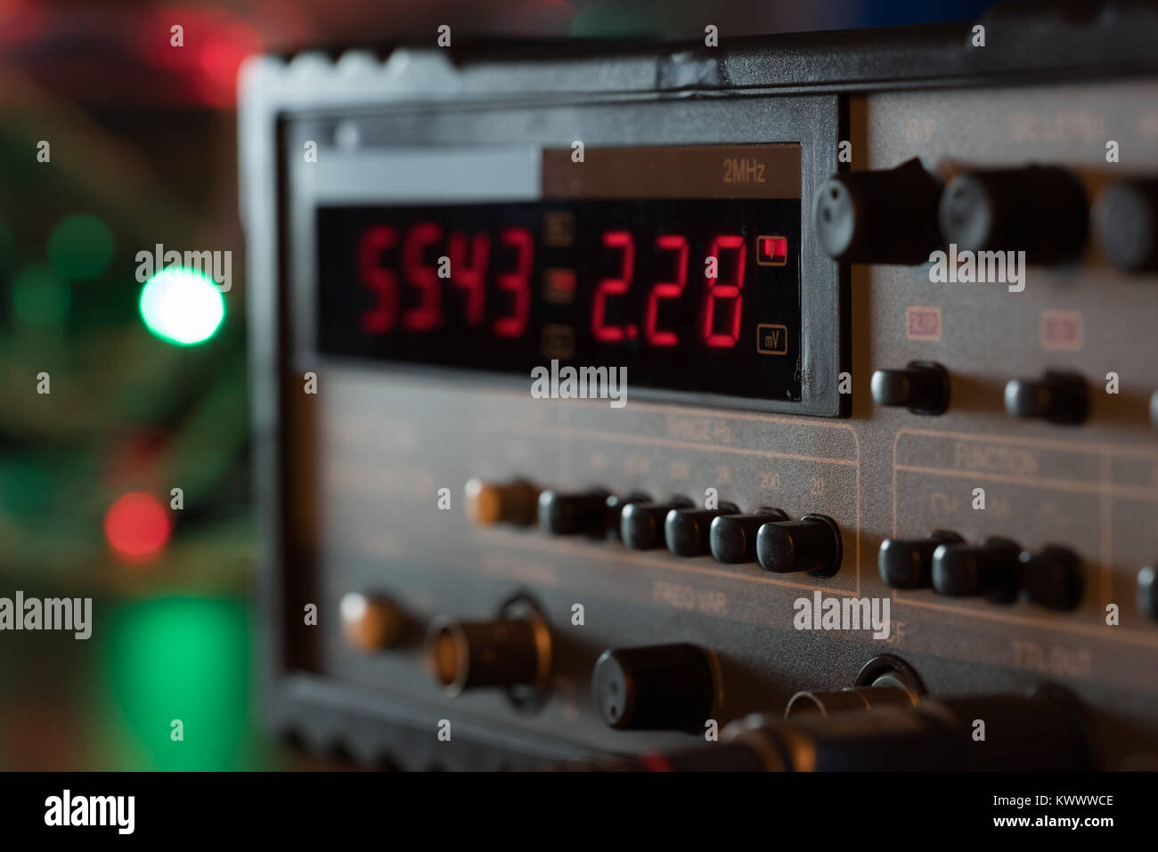 display of electronic measuring instrument Stock Photo - Alamy
