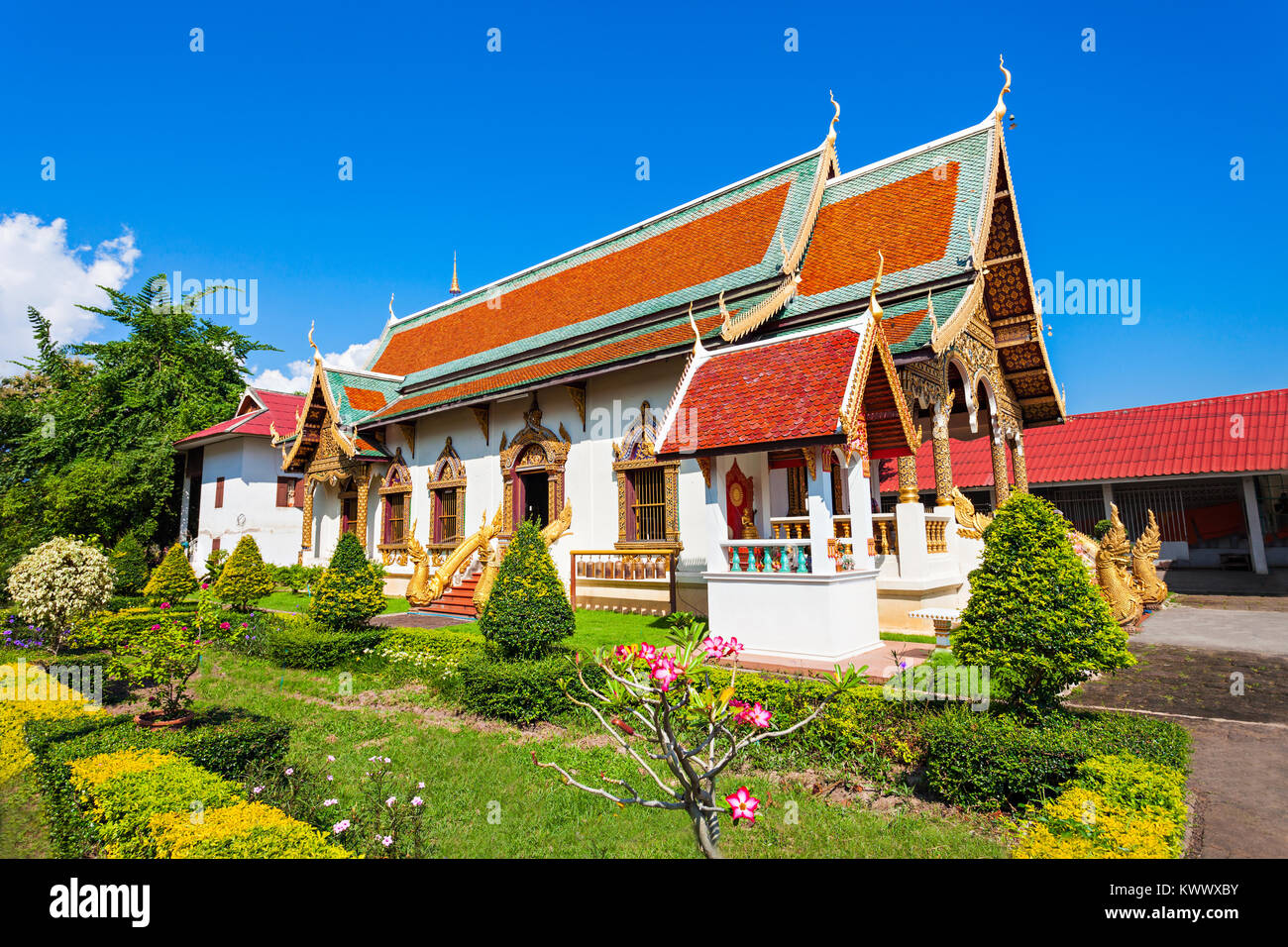 Wat Chiang Man Temple in Chiang Mai, Thailand Stock Photo - Alamy