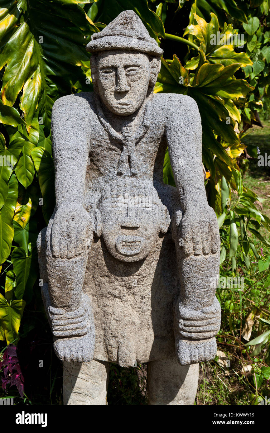 Ancient statue at the archaeological and historical place Sitio ...