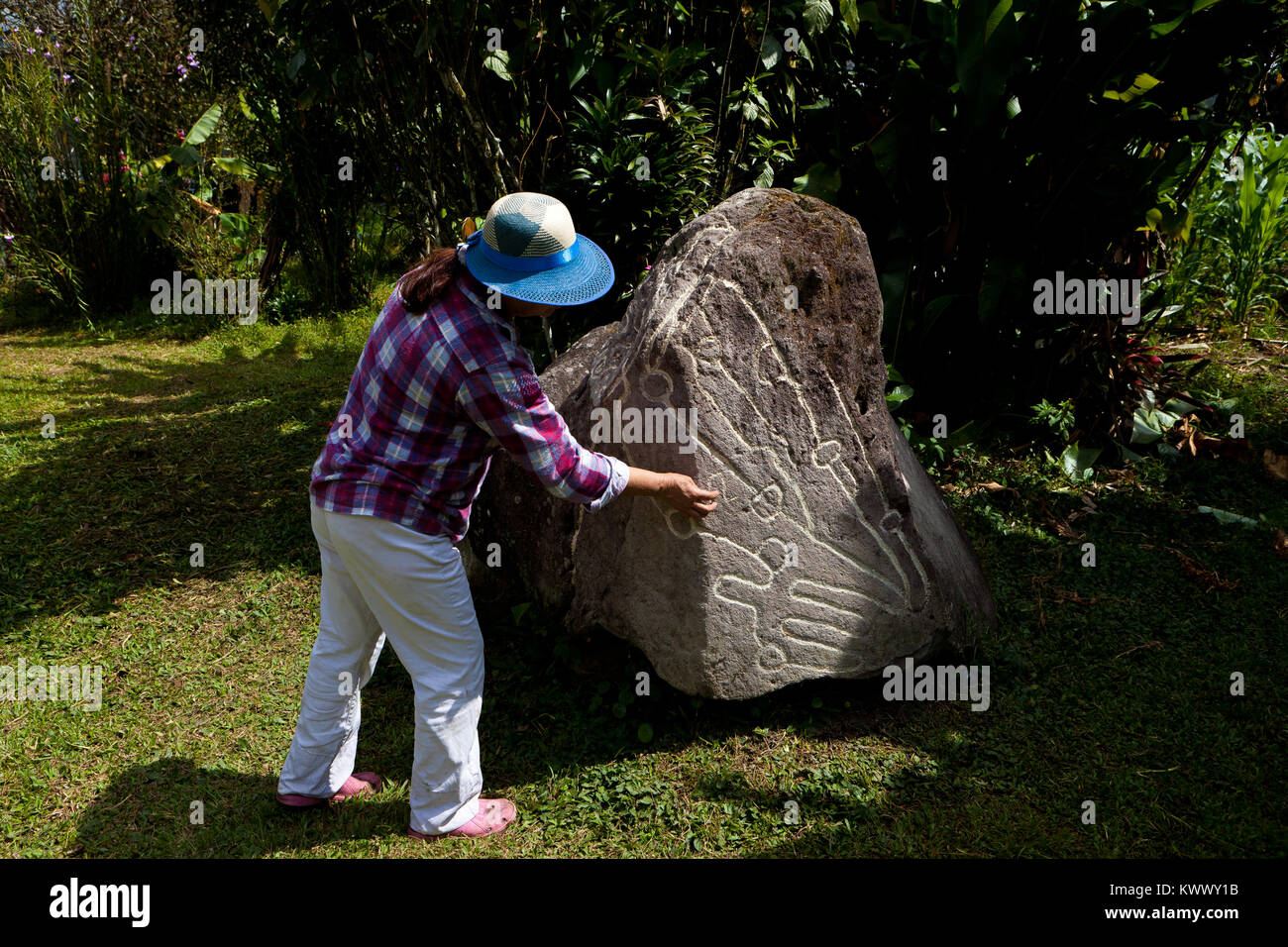 Ancient stone carvings at the archaeological and historical place Sitio ...