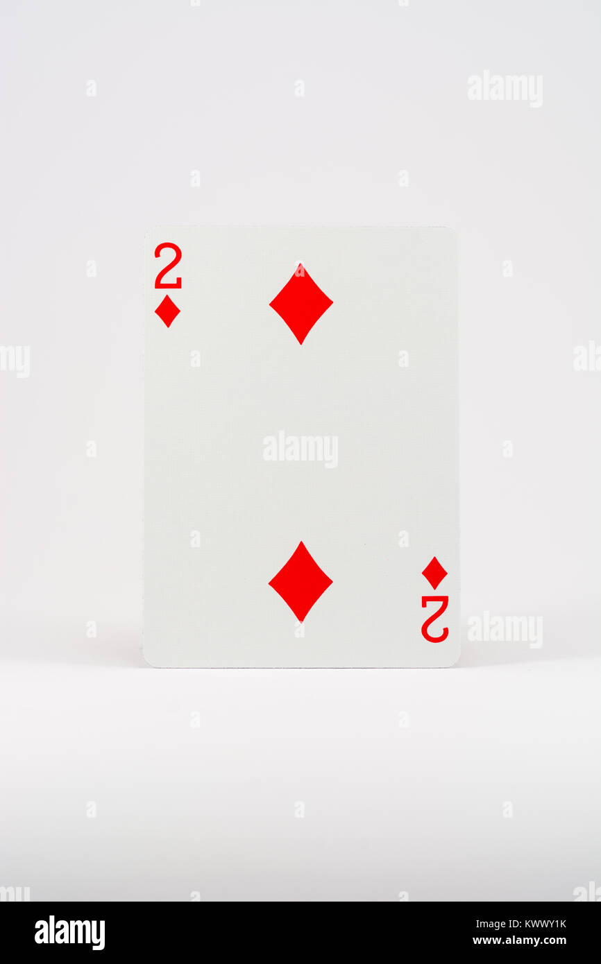 Two Of Diamonds Playing Card High Resolution Stock Photography and ...