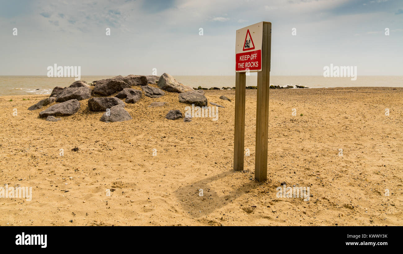 Danger keep off the rocks hi-res stock photography and images - Alamy