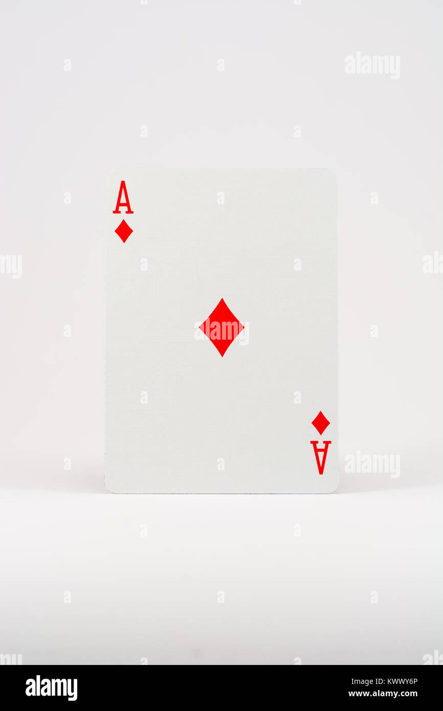 Ace Of Diamonds Playing Card High Resolution Stock Photography and ...
