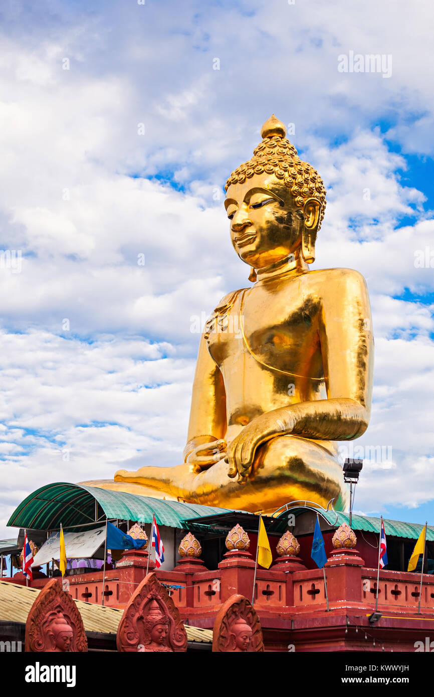 Buddha statue at Golden Triangle, Chiang Rai Province, Thailand Stock ...