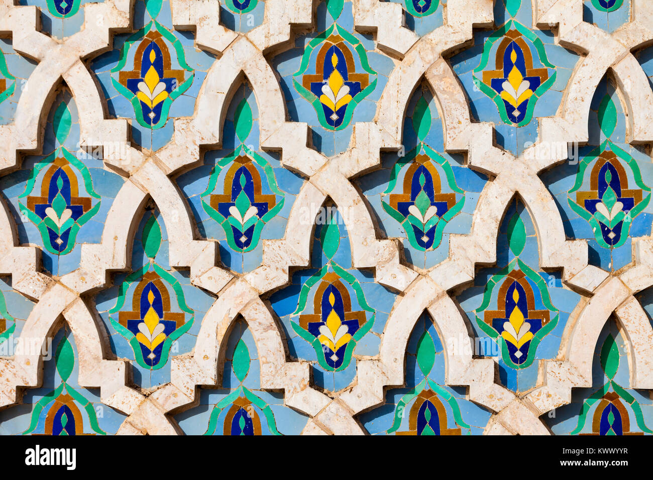 Mosaic wall mosque hassan hi-res stock photography and images - Alamy