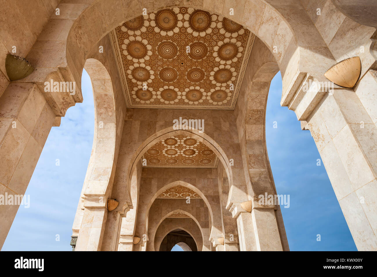 Design elements of the Hassan II Mosque in Casablanca, Morocco. Hassan ...