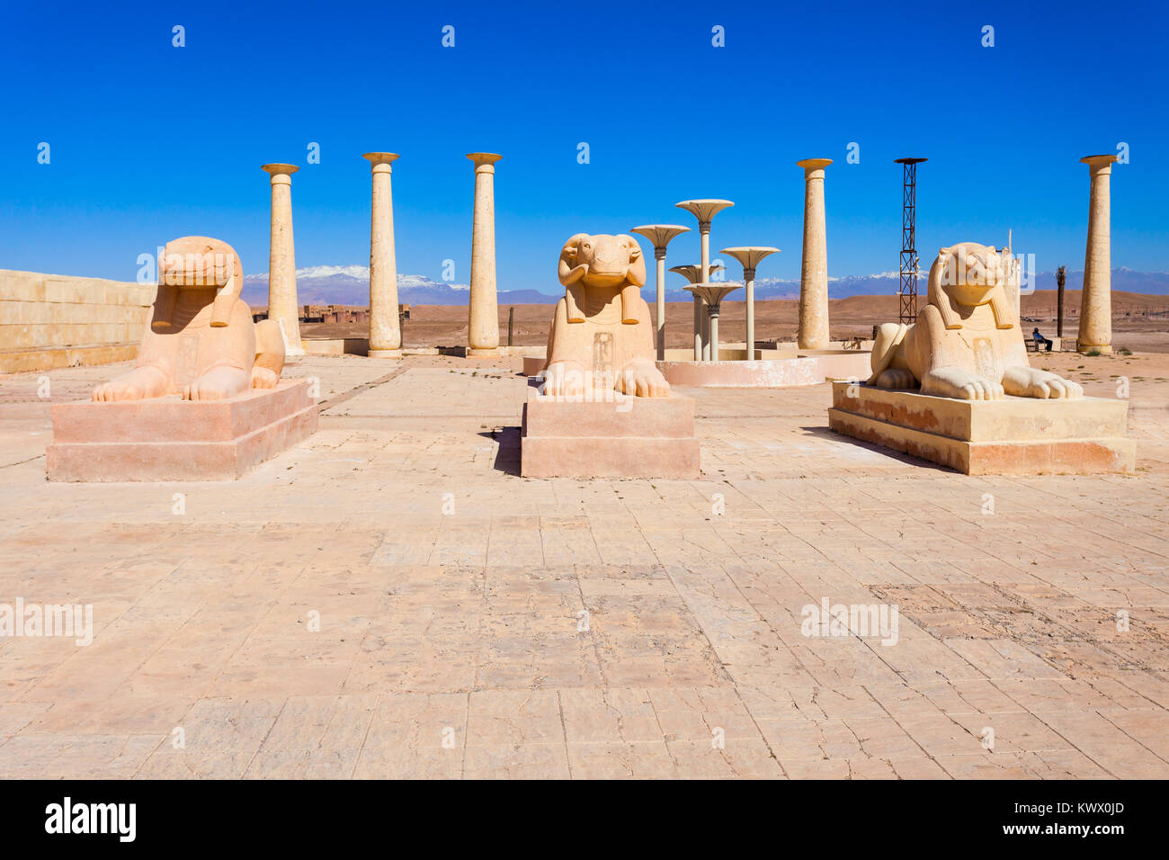 Ouarzazate Atlas Film studios in Morocco. Moroccan Atlas Studios is one ...