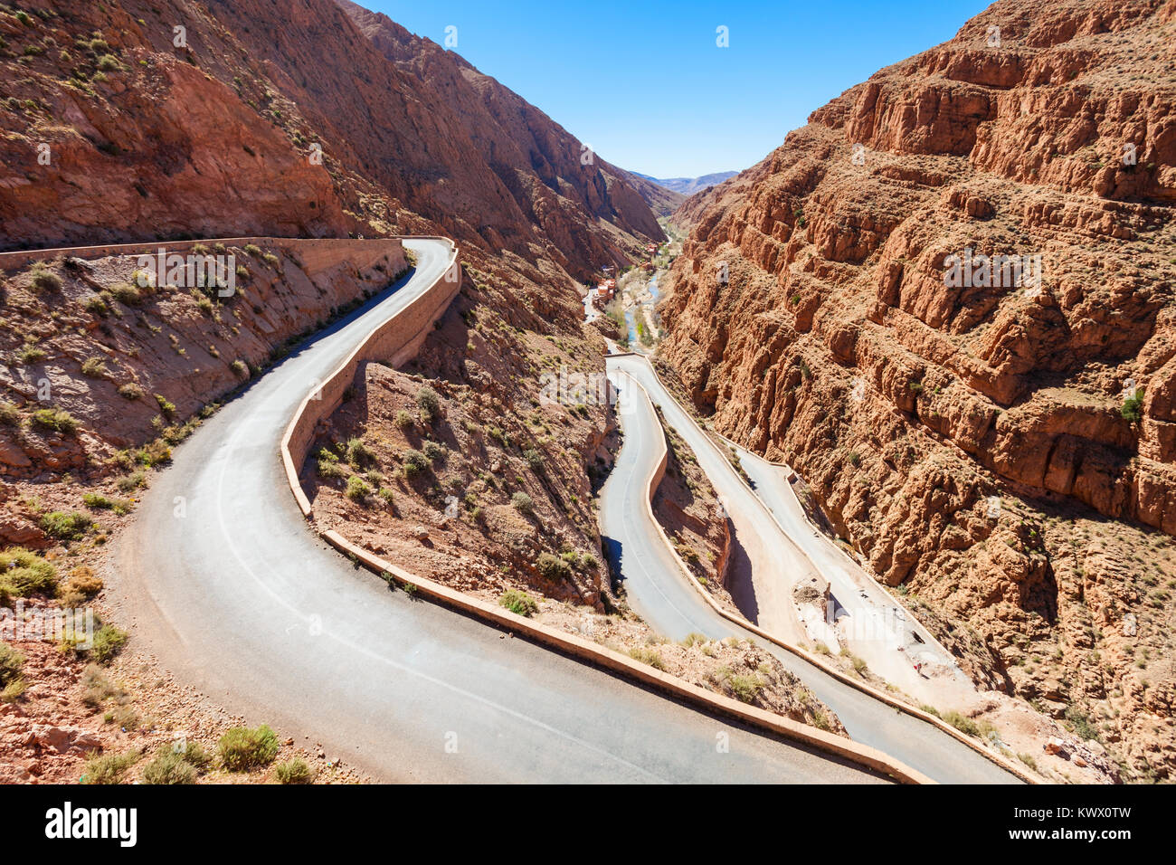 Dades Gorge is a gorge of Dades River in Atlas Mountains in Morocco ...
