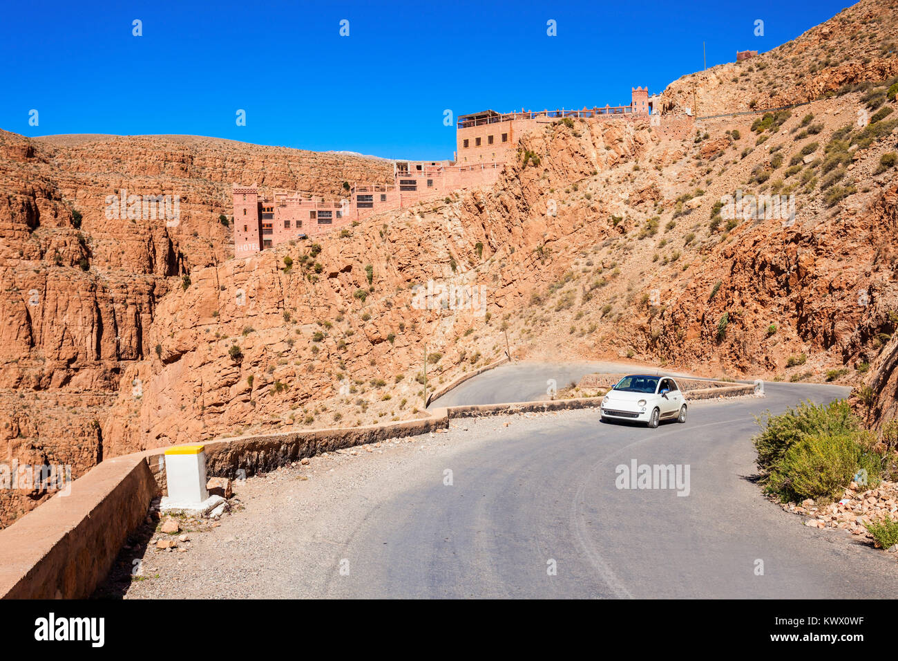 Dades Gorge is a gorge of Dades River in Atlas Mountains in Morocco ...
