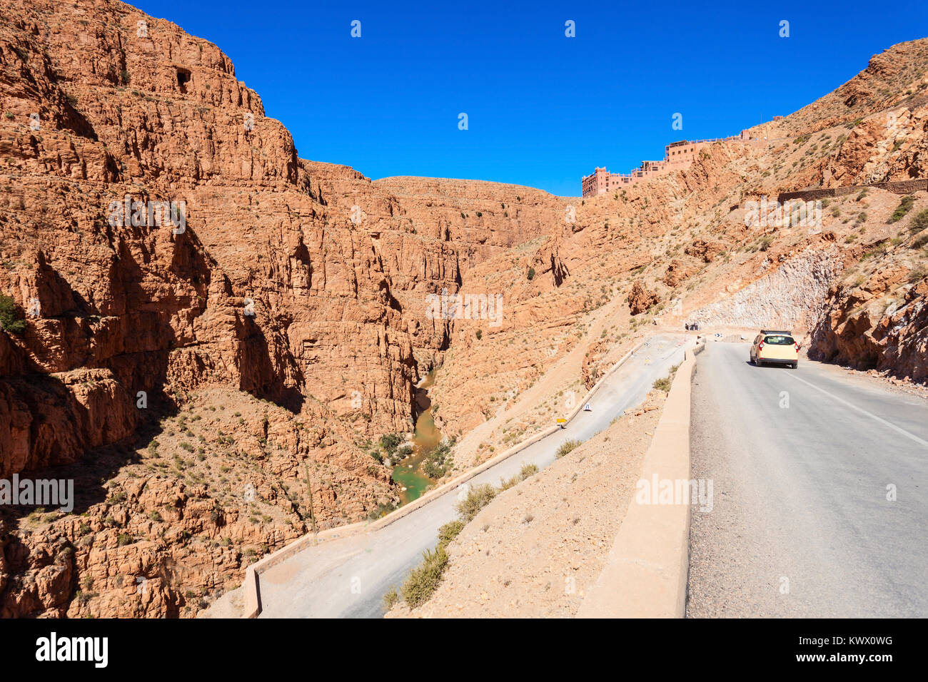 Dades Gorge is a gorge of Dades River in Atlas Mountains in Morocco ...