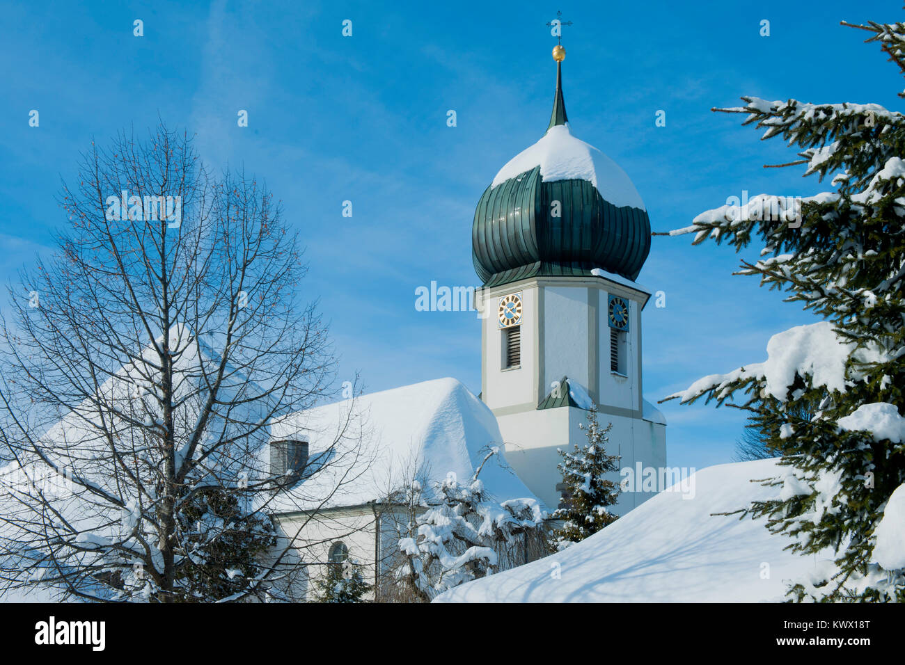 Deutschland, Landkreis Breisgau-Hochschwarzwald, Hinterzarten, Kirche ...
