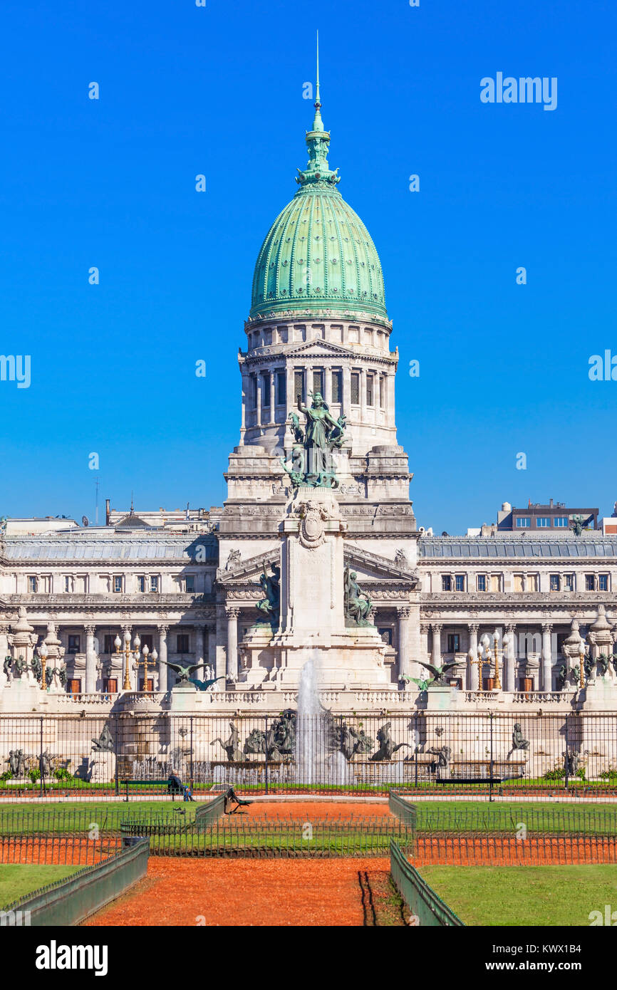 The Palace of the Argentine National Congress (Palacio del Congreso) is ...