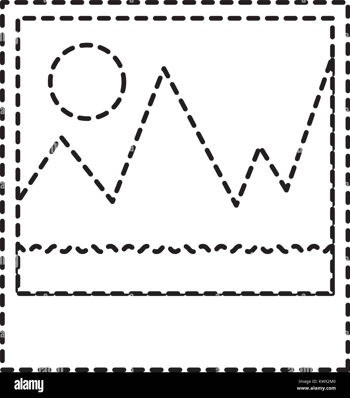 Single dotted Stock Vector Images - Alamy