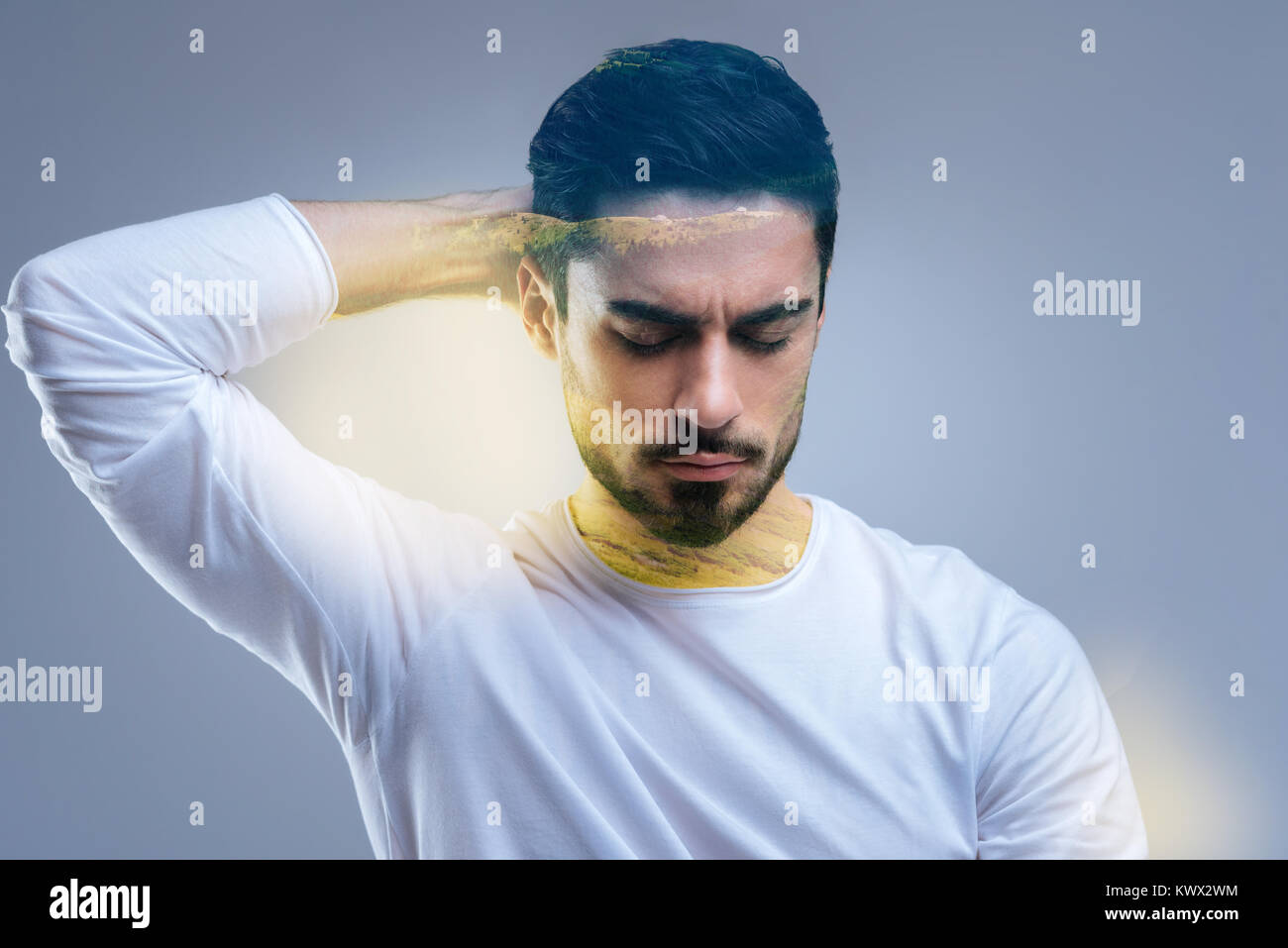 Handsome male youth hi-res stock photography and images - Alamy