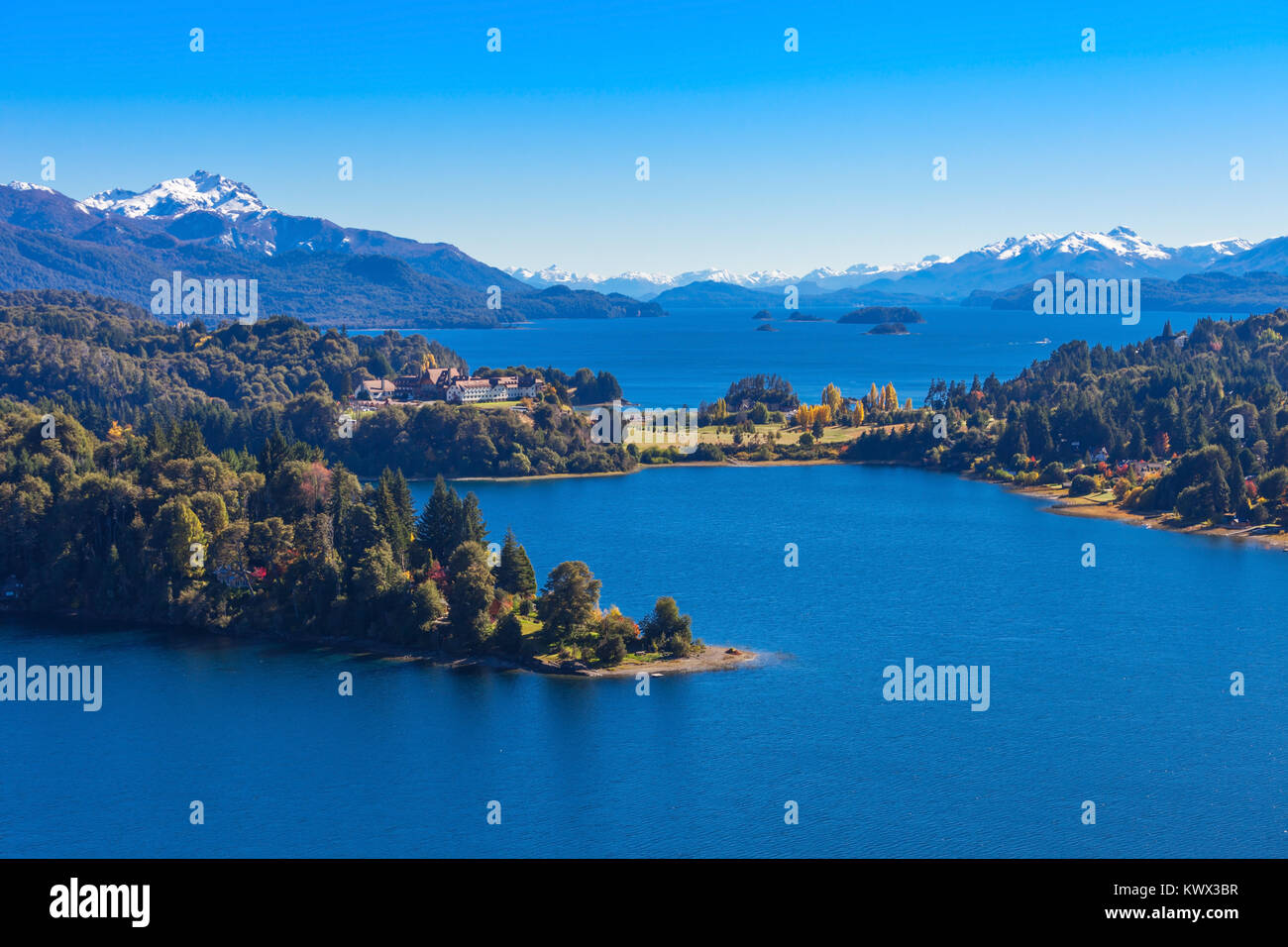 Lake in Nahuel Huapi National Park. It is located near the Bariloche ...