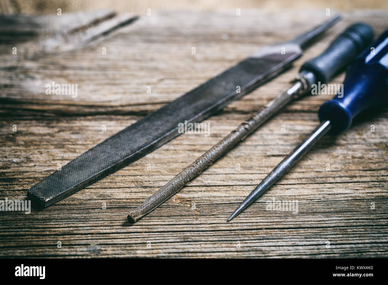 Old hand tools hi-res stock photography and images - Alamy