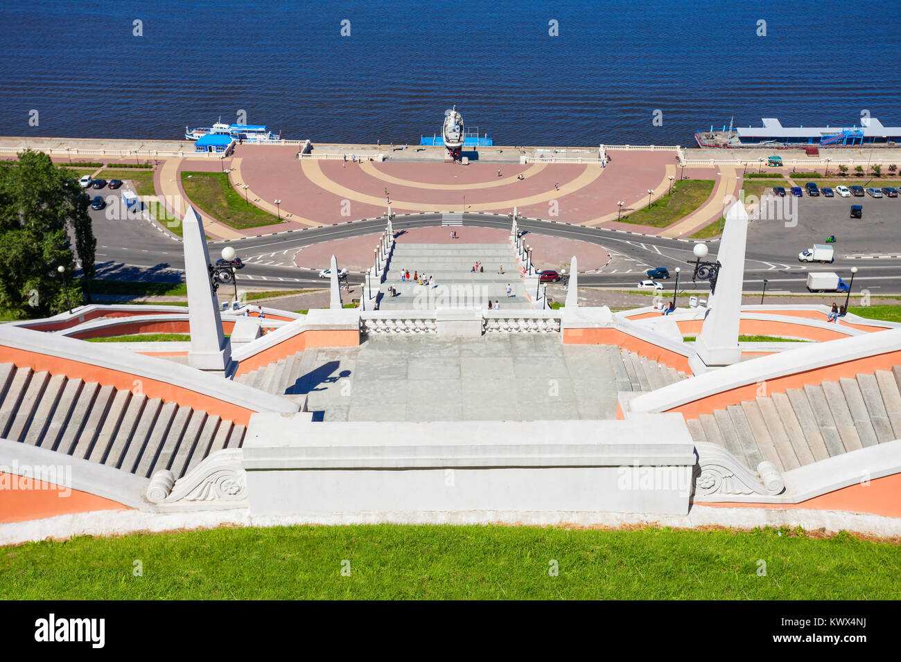 Chkalov ladder (also Volzhskaya staircase) is a staircase in Nizhny ...