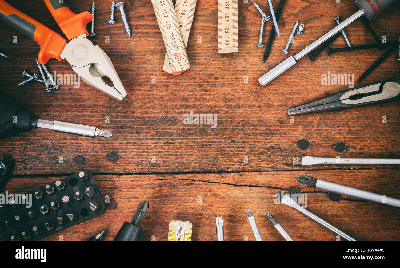 Variety of tools hi-res stock photography and images - Alamy