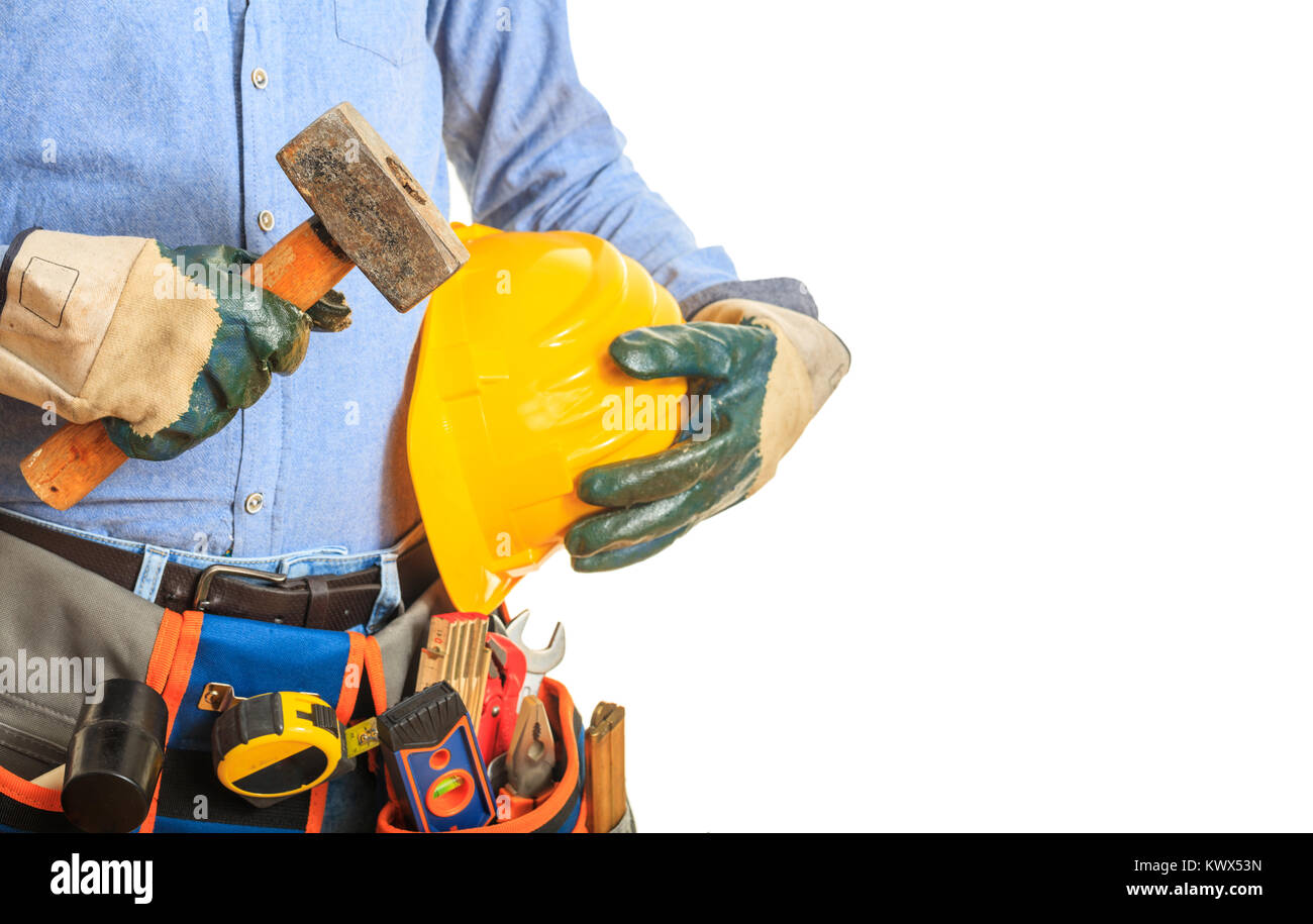 Worker with a hammer hi-res stock photography and images - Alamy