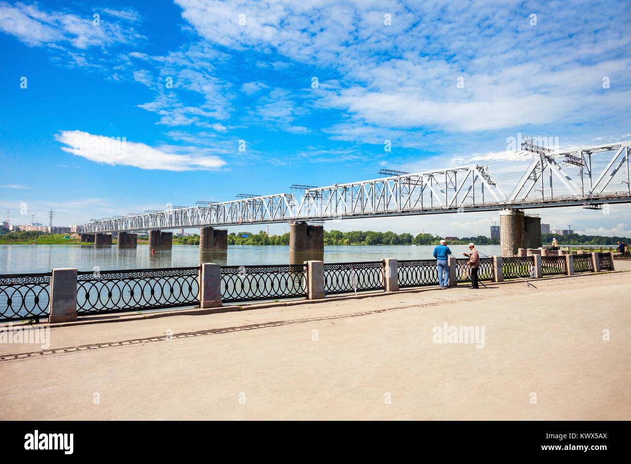 The Novosibirsk Rail Bridge is a railway bridge located at the ...