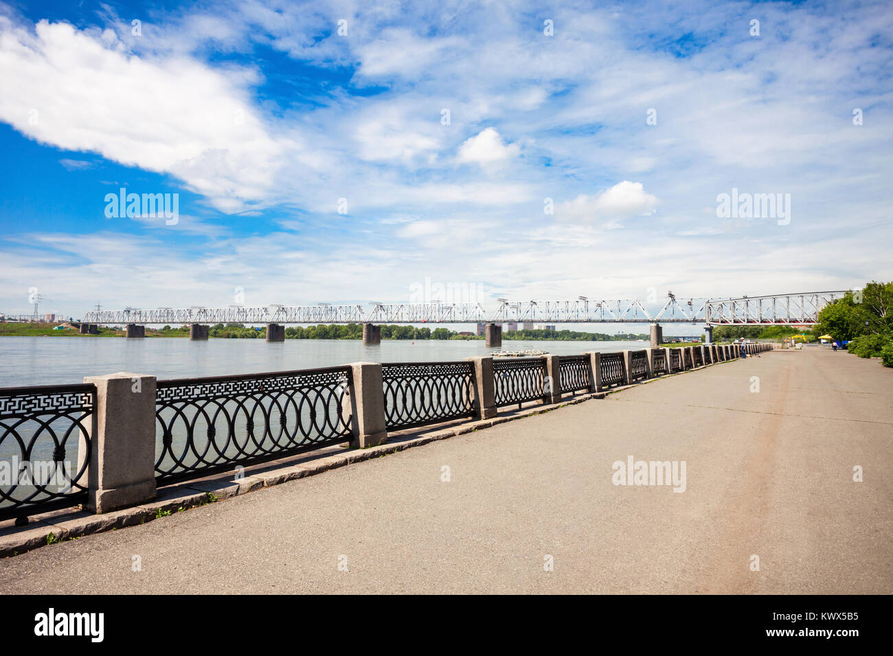 The Novosibirsk Rail Bridge is a railway bridge located at the ...