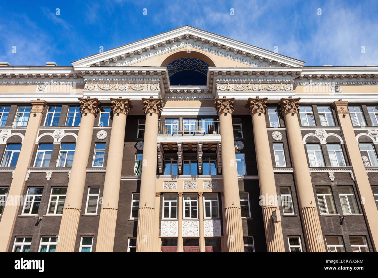 The administration building of the East Siberian Railway in Irkutsk ...