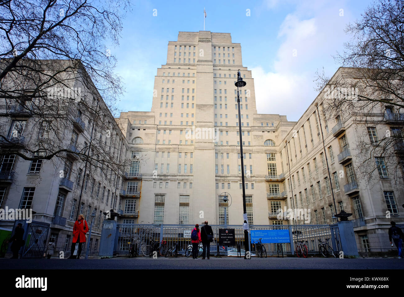 University of London, Senate House & Library in London, England, UK ...