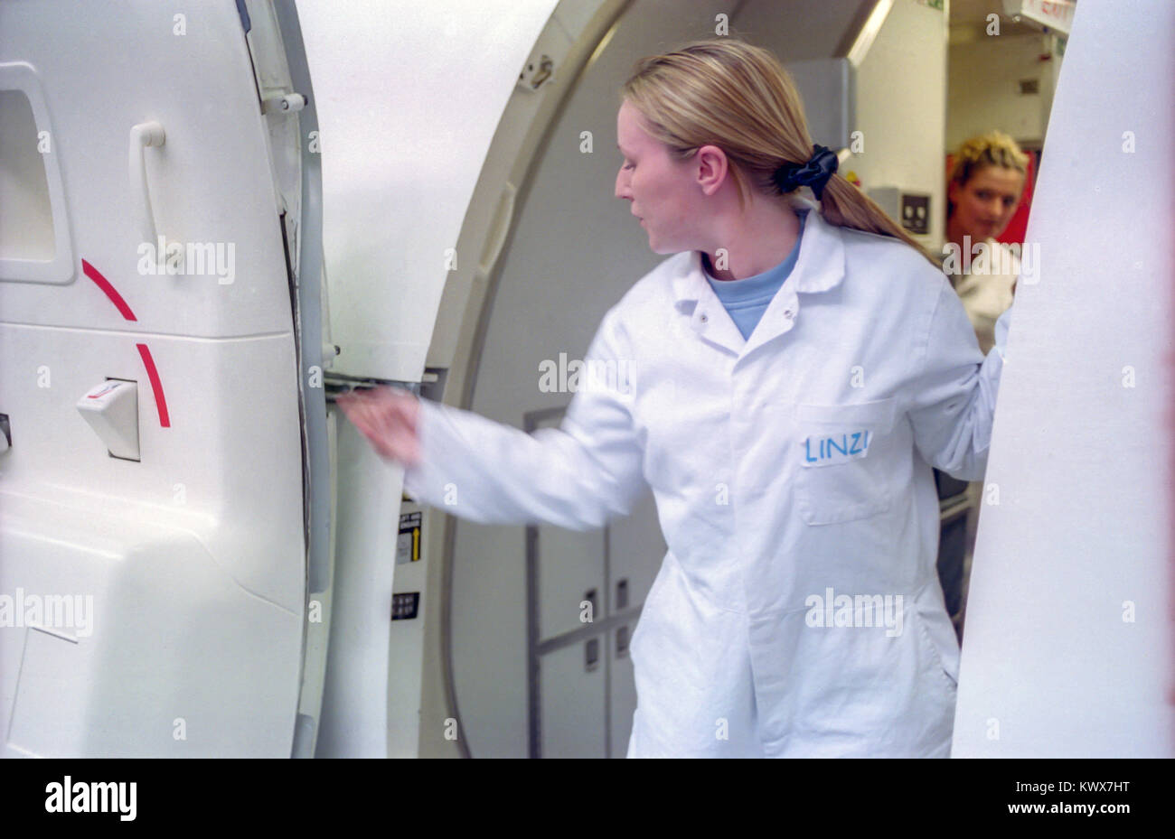 Air 2000 crew training at Lowfield Heath in West Sussex Stock Photo - Alamy