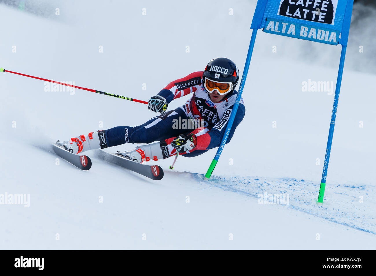 Alta Badia, Italy 17 December 2017. RAPOSO Charlie (Gbr) competing in ...