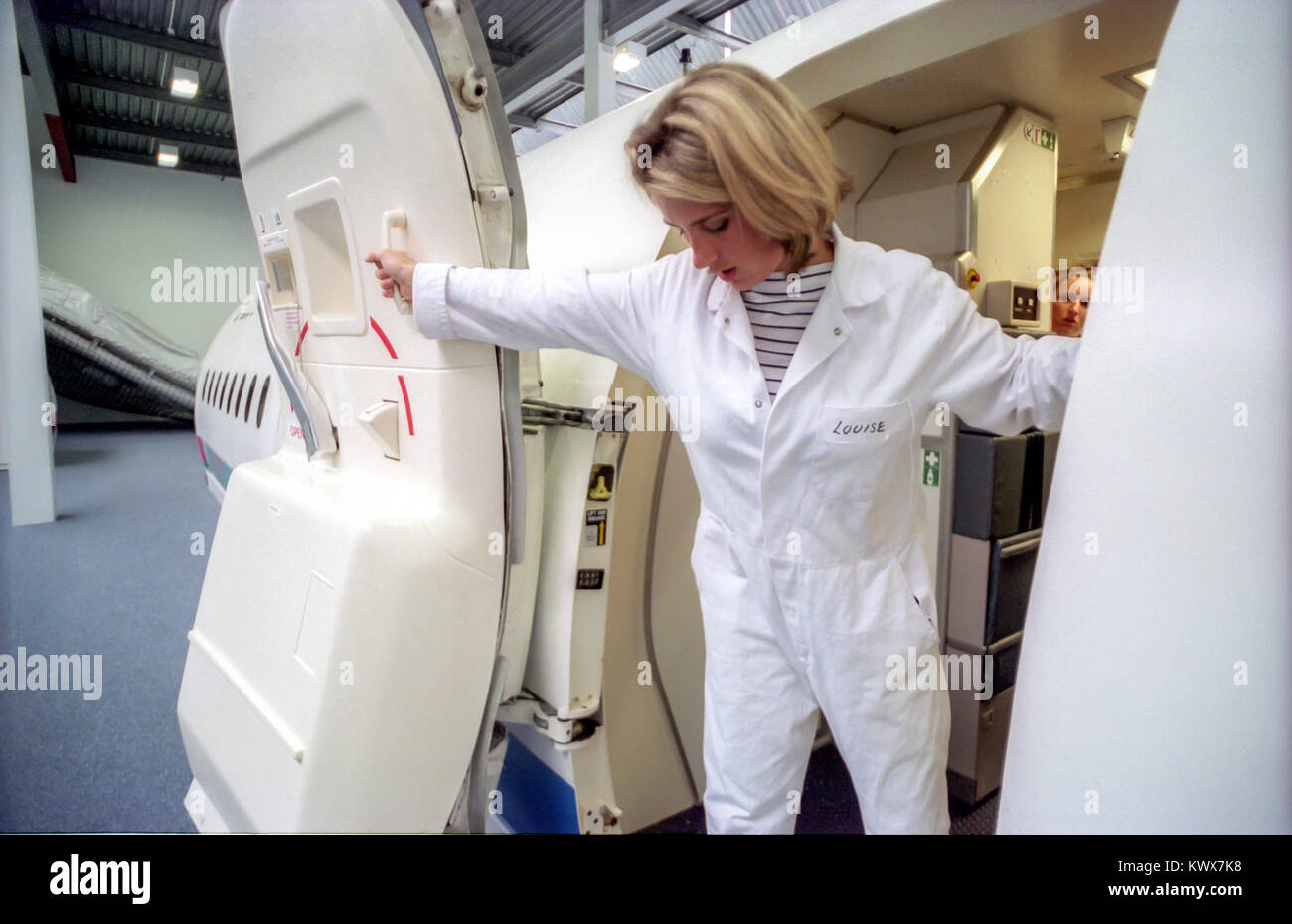 Air 2000 crew training at Lowfield Heath in West Sussex Stock Photo - Alamy