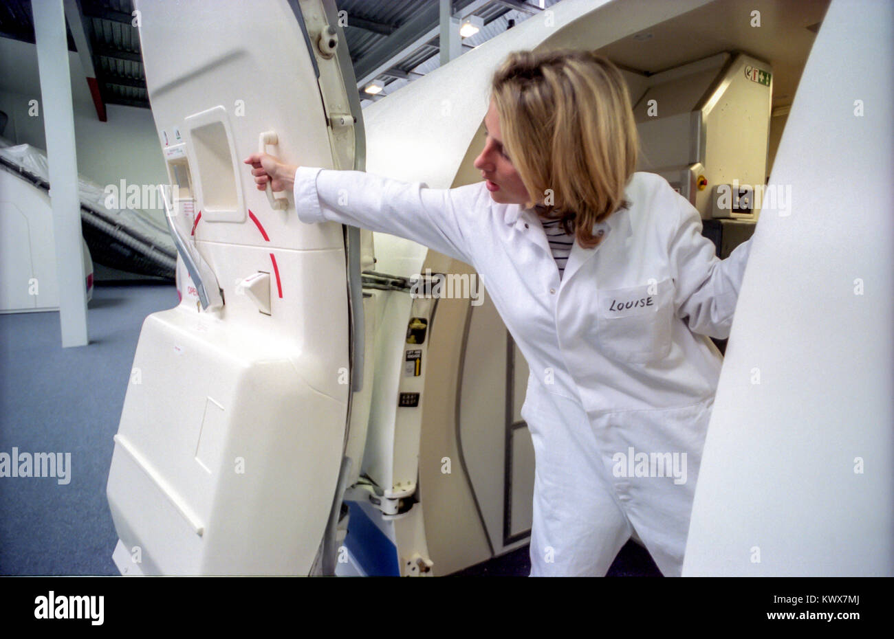 Air 2000 crew training at Lowfield Heath in West Sussex Stock Photo - Alamy