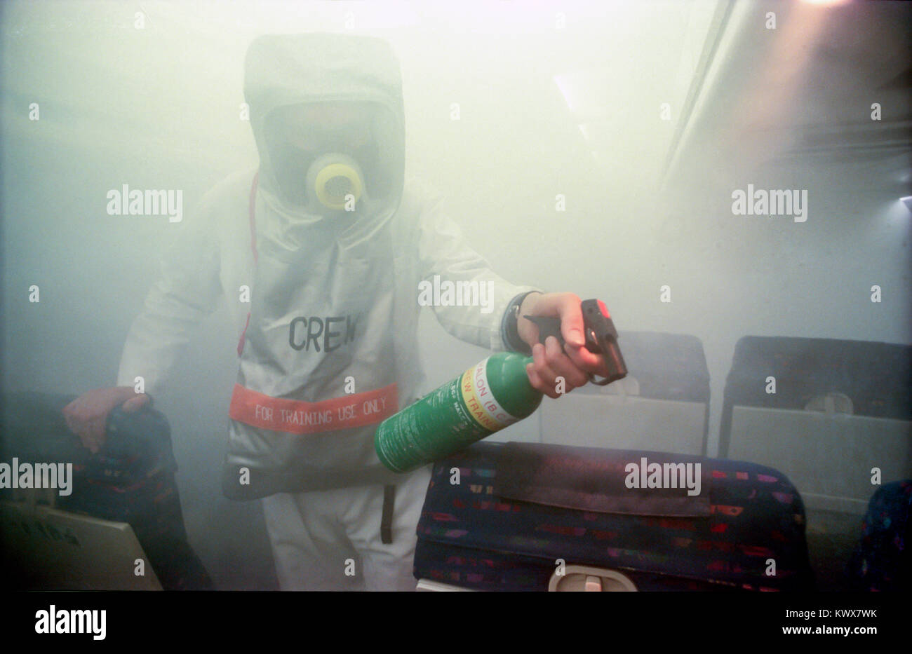 Air 2000 crew training at Lowfield Heath in West Sussex Stock Photo - Alamy