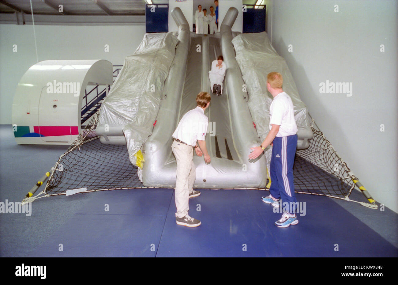 Air 2000 crew training at Lowfield Heath in West Sussex Stock Photo - Alamy