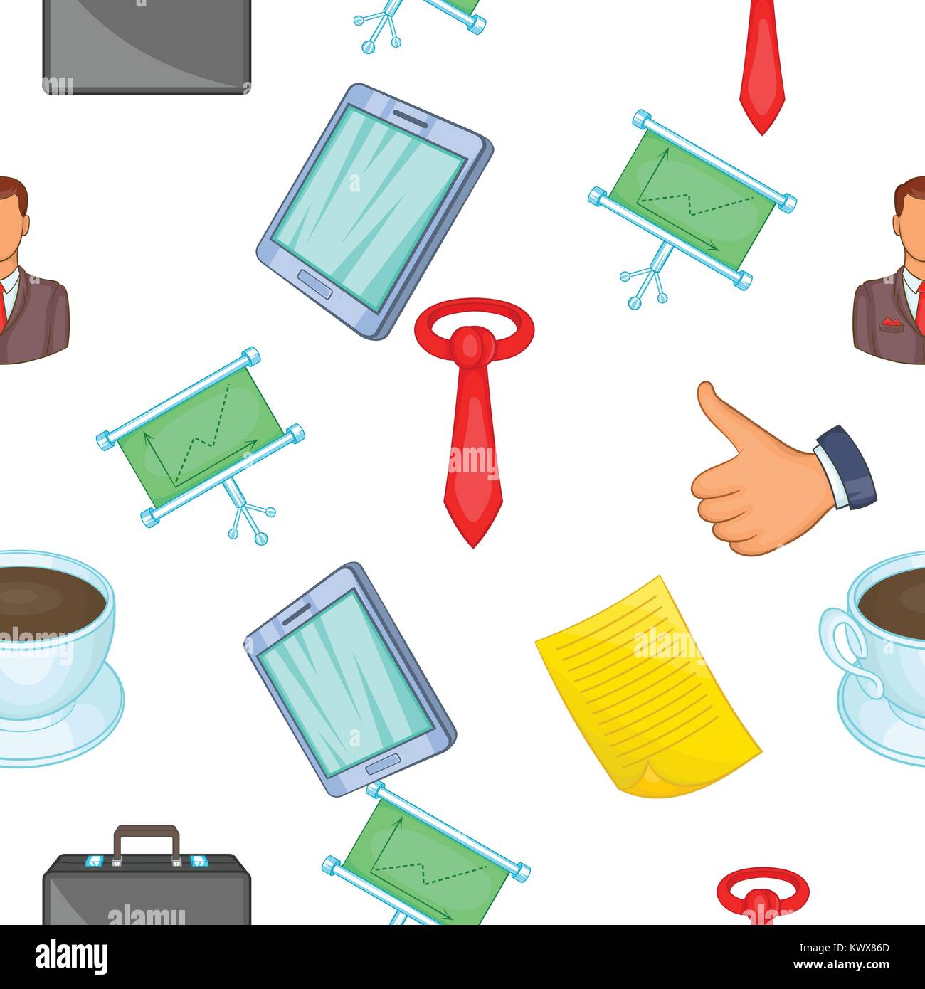 Corporation pattern. Cartoon illustration of corporation vector pattern ...