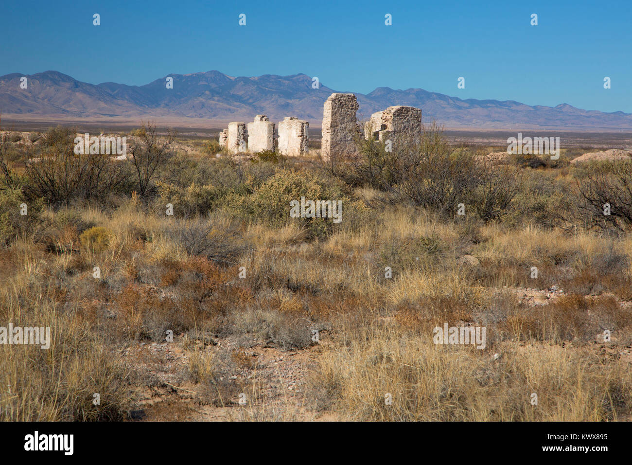 Commanding Officers Quarters ruin, Fort Craig National Historic Site ...