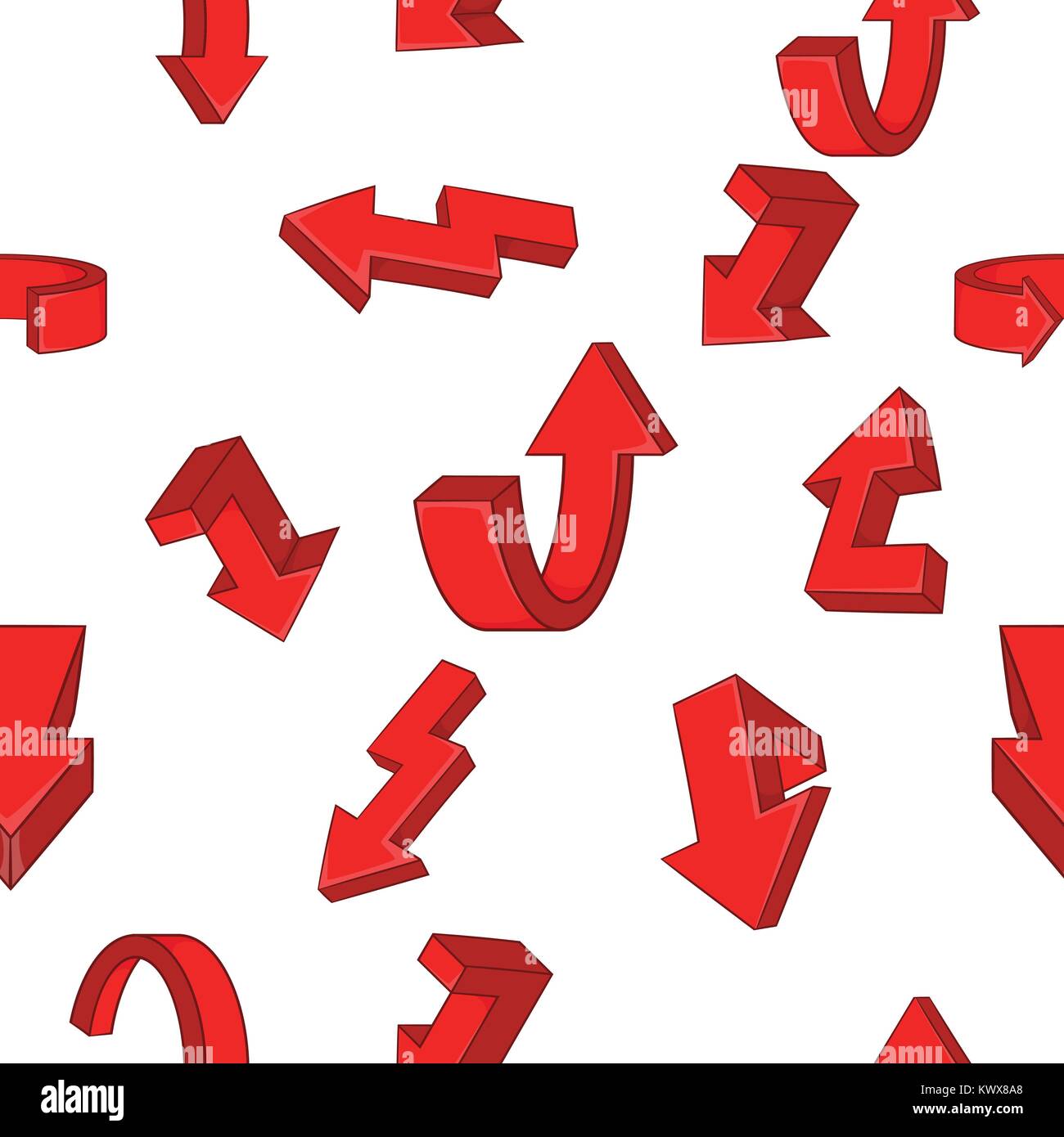 Direction pattern. Cartoon illustration of direction vector pattern for ...