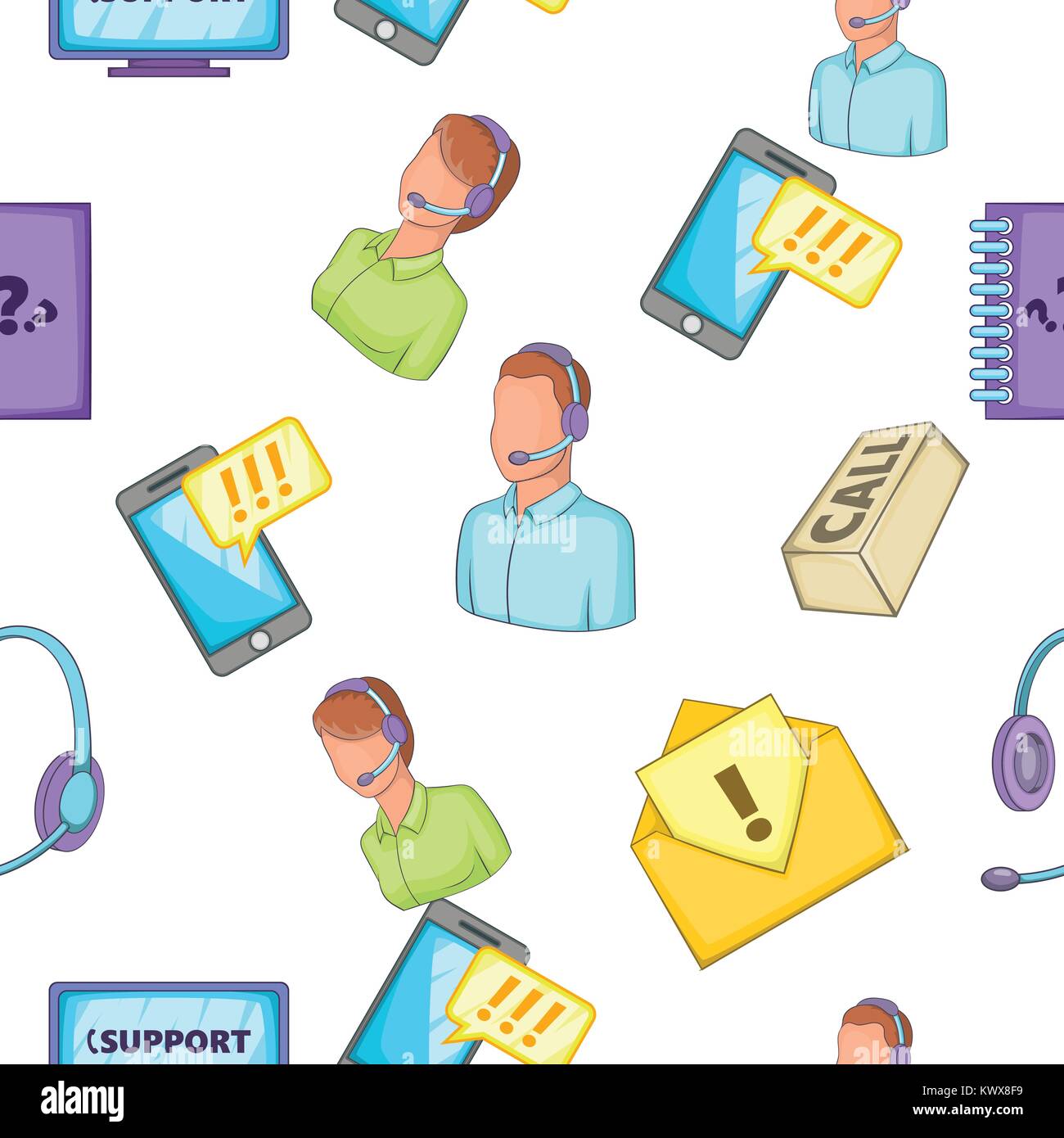 Consultation pattern. Cartoon illustration of consultation vector ...