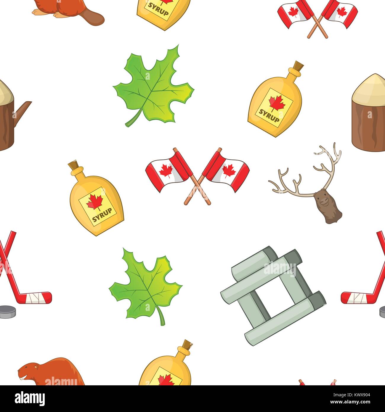 Canada flag picture Stock Vector Images - Alamy