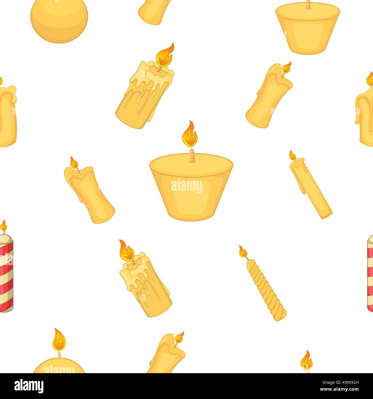 Types of candles pattern, cartoon style Stock Vector Image & Art - Alamy