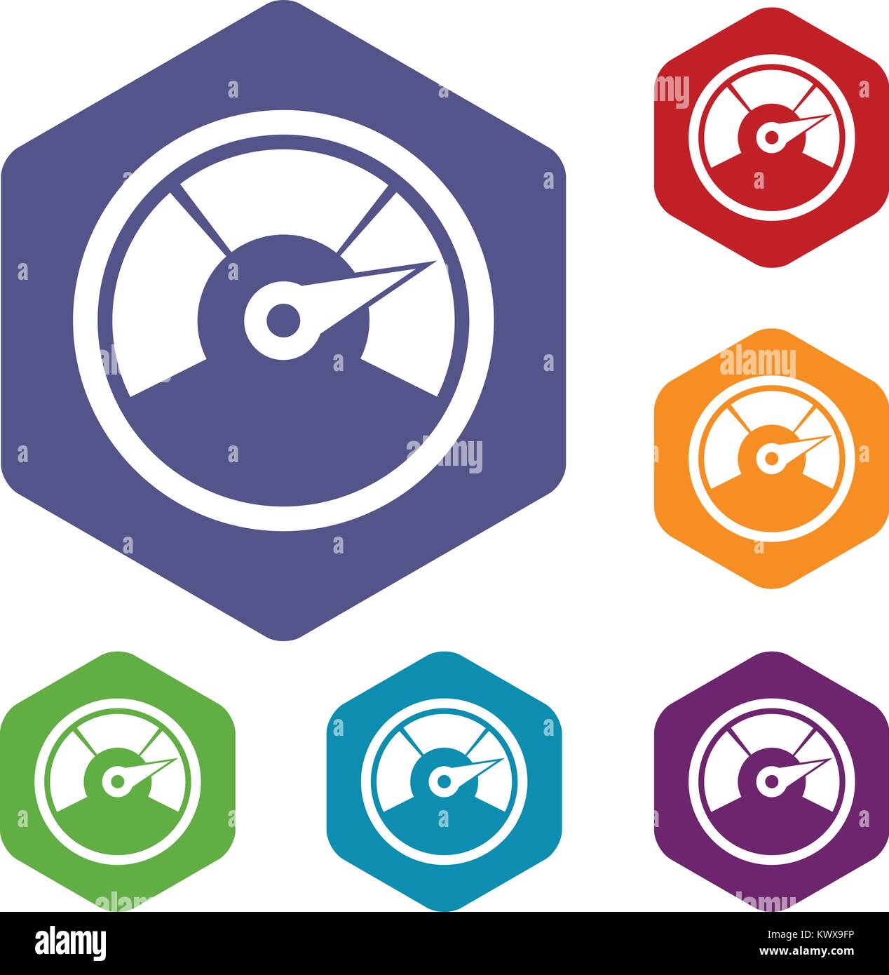 Speedometer icons set Stock Vector Image & Art - Alamy