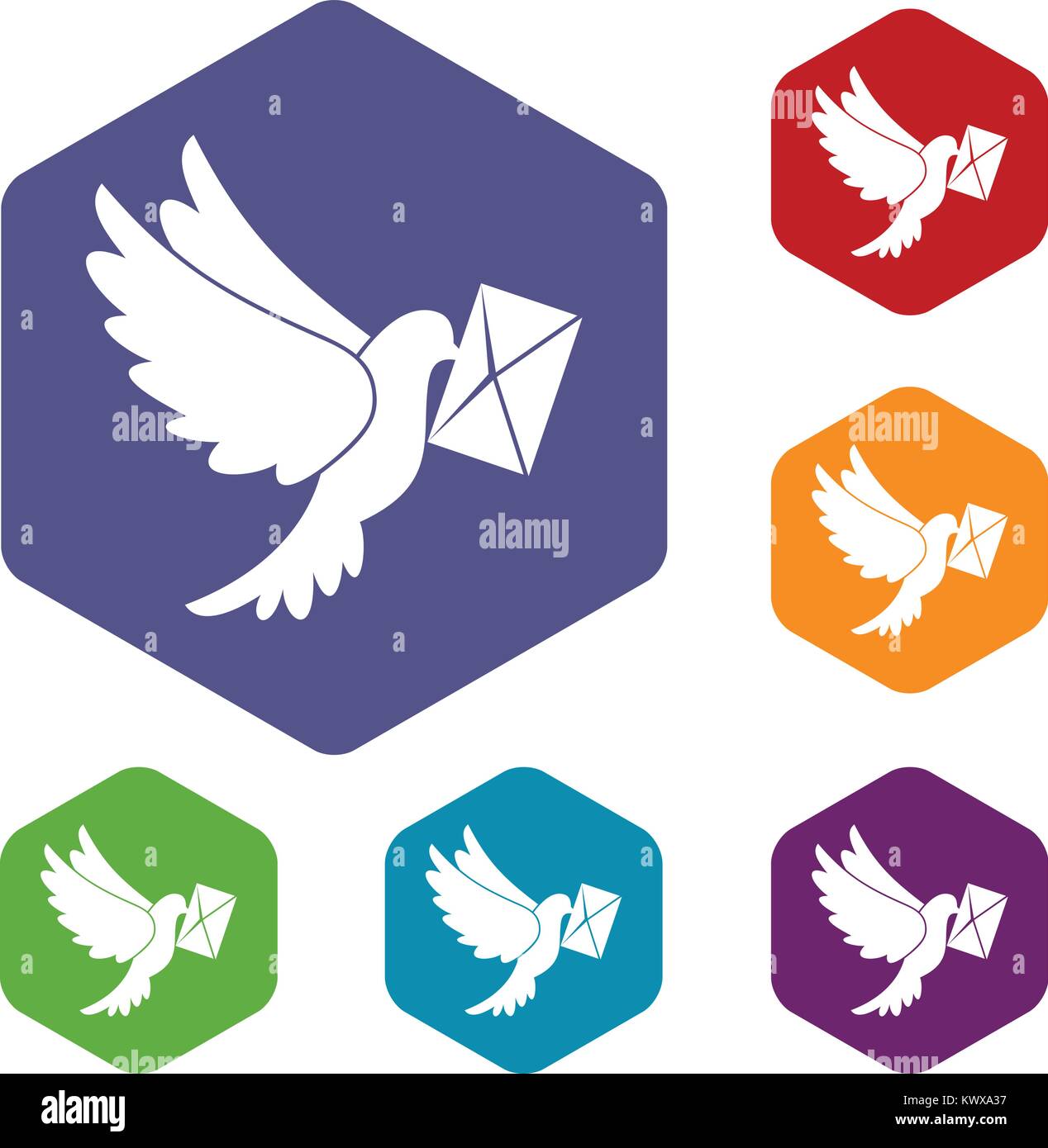 Carrier pigeon carrying message hi-res stock photography and images - Alamy