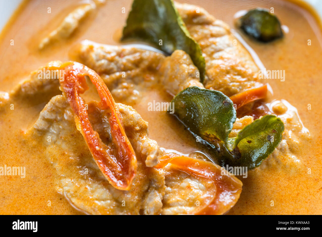 Thai panang pork curry Stock Photo - Alamy