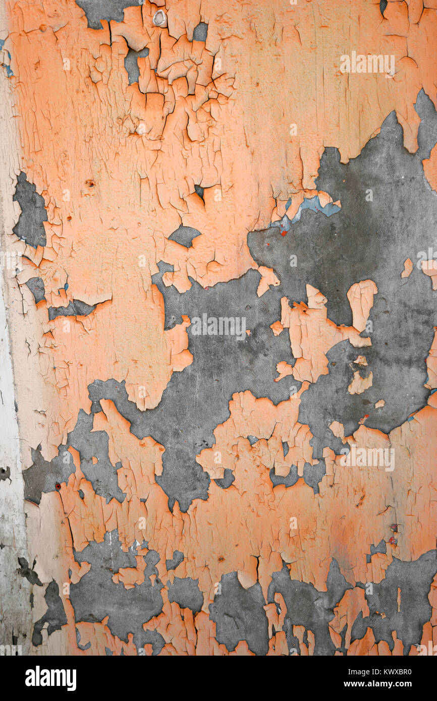 Old stone wall background. Obsolete orange color paint backdrop Stock ...