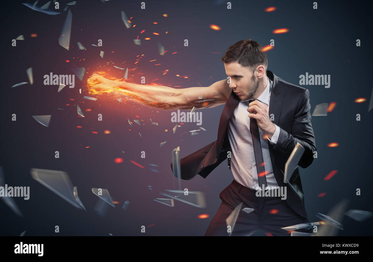 Conceptual photo of an ambitious employee Stock Photo - Alamy