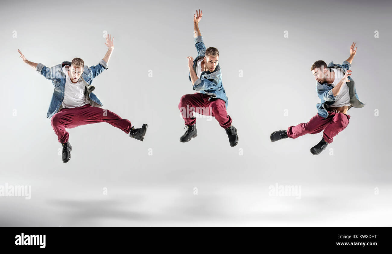 Portrait of a multiple dancing hip hop guy Stock Photo - Alamy