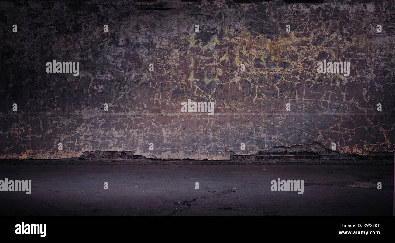 Grungy interior in an ancient building Stock Photo - Alamy