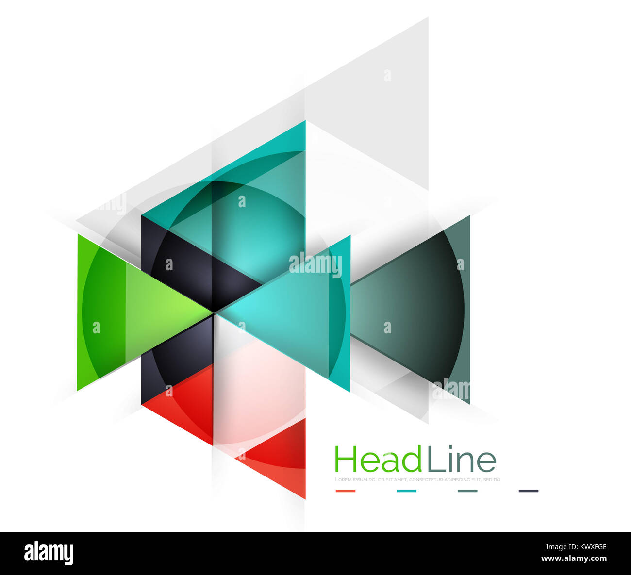 Modern business triangle abstract background Stock Photo - Alamy