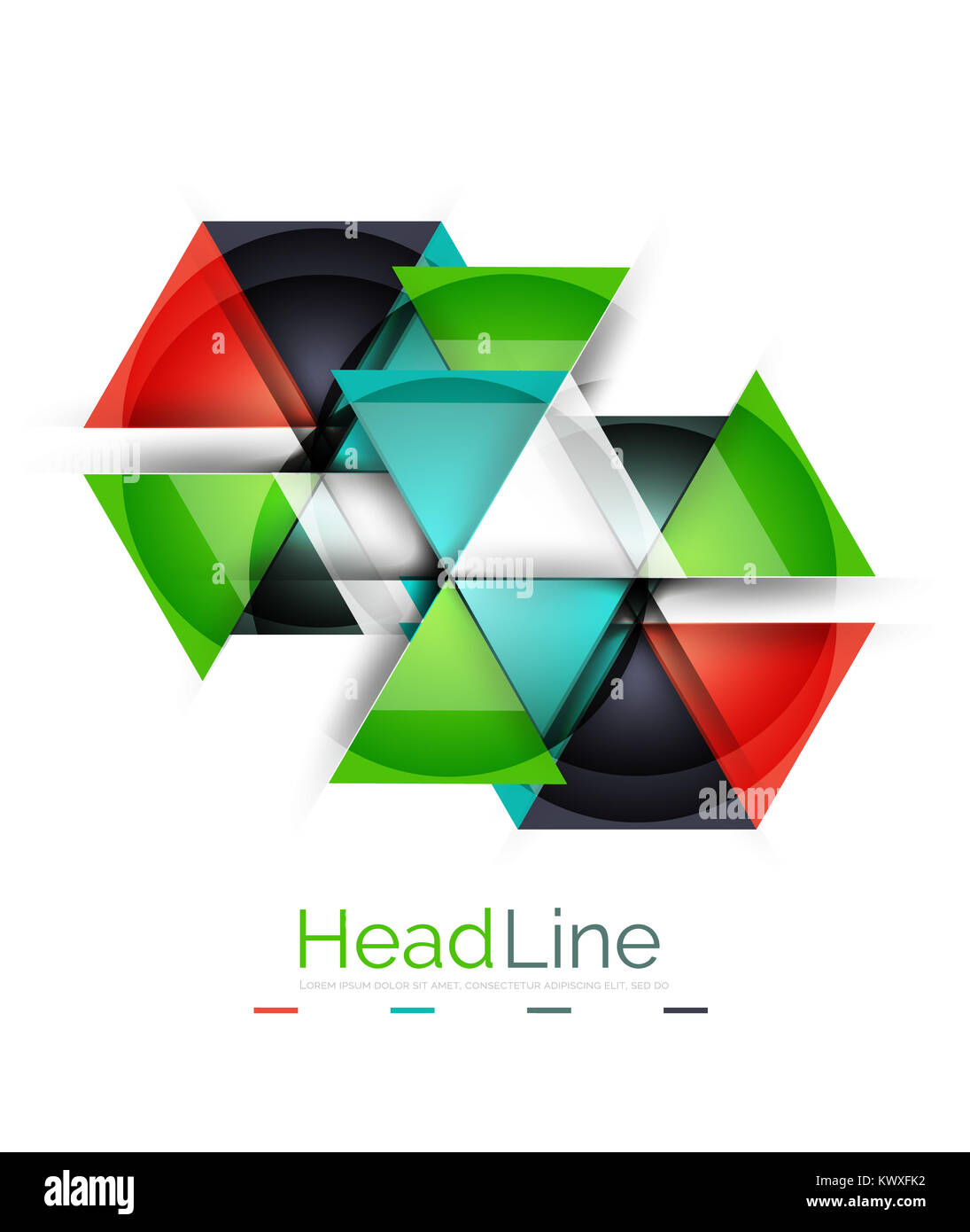 Modern business triangle abstract background Stock Photo - Alamy